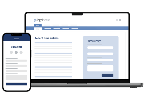 Mit Legalsense ist Zeiterfassung ein Kinderspiel